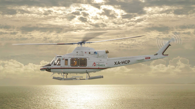 Se desploma un helicóptero en la sonda de Campeche, piloto y copiloto perdieron la vida
