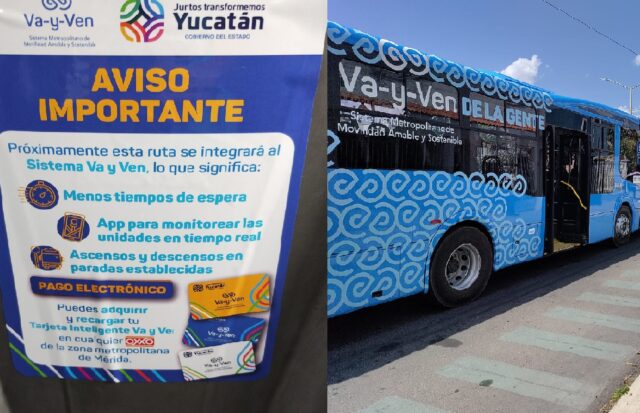 Circuito Poniente y Plazas, la siguiente ruta en pasar a 'Va y Ven'